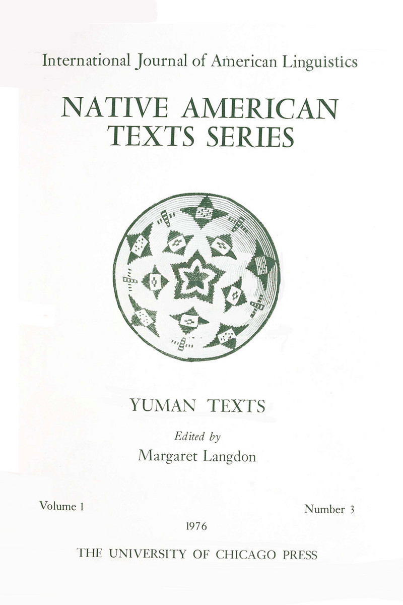 Yuman Texts, Langdon