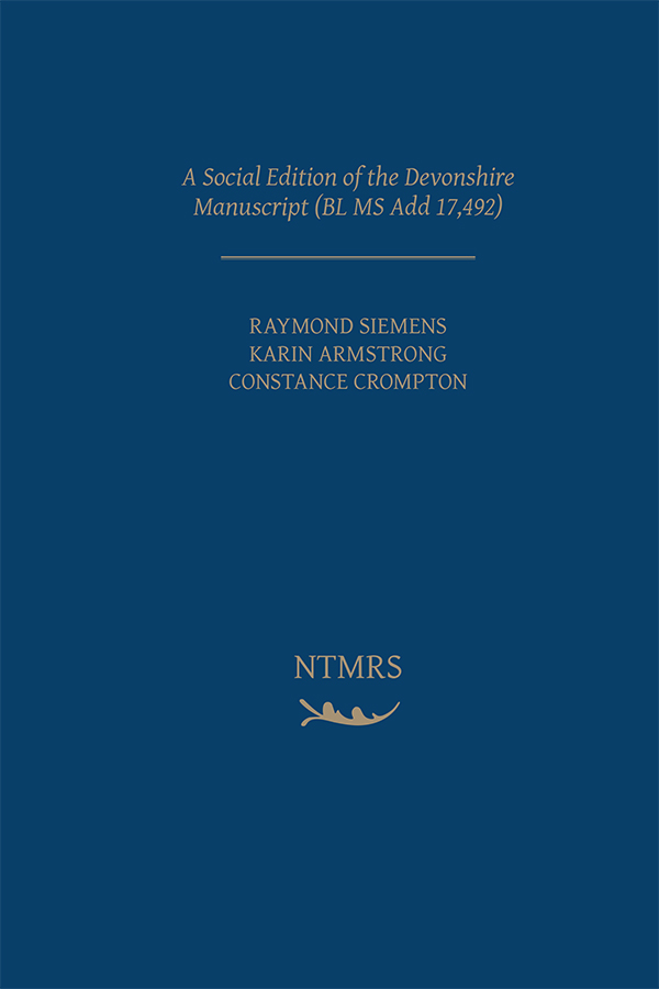 A Social Edition of the Devonshire Manuscript (BL MS Add 17,492 ...