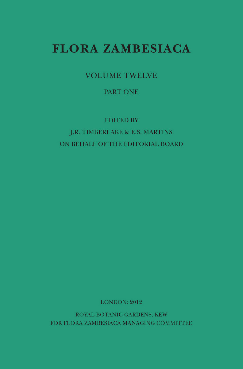 Flora Zambesiaca Volume 12 Part 1: Araceae (Including Lemnaceae ...