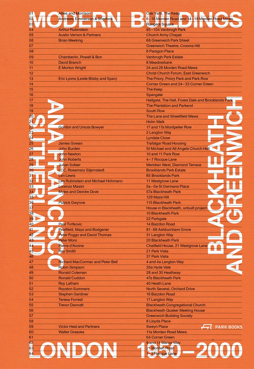 Modern Buildings in Blackheath and Greenwich: London 1950–2000, Sutherland