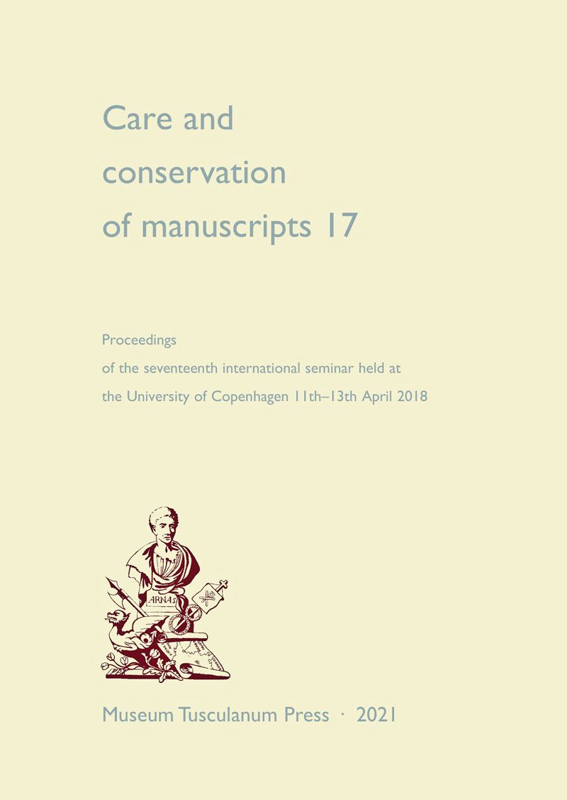Care and Conservation of Manuscripts 17, Driscoll